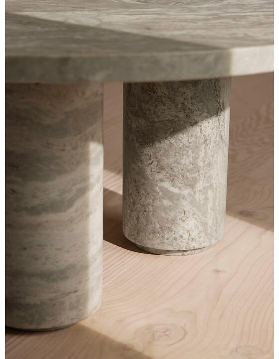 Tisbury Coffee Table, Terra Bianca Marble - Soho Home