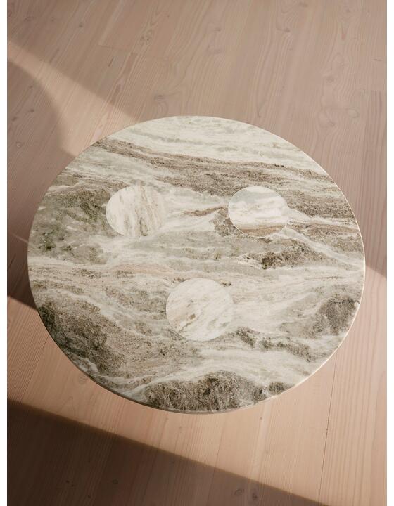 Tisbury Coffee Table, Dark Terra Bianca Marble - Soho Home