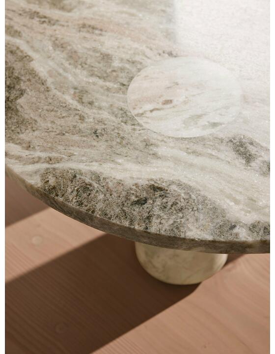 Tisbury Coffee Table, Dark Terra Bianca Marble - Soho Home