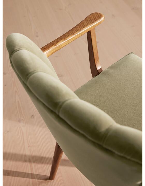 Mae Dining Chair, Velvet, Lichen - Soho Home