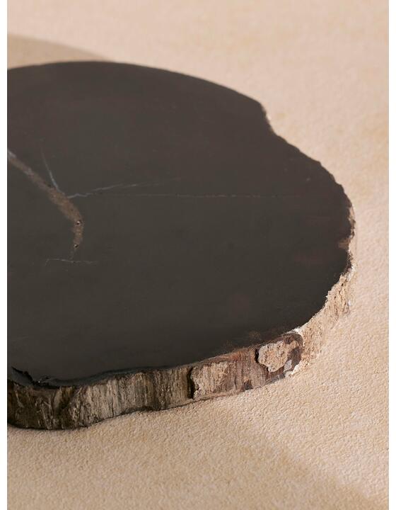 Balfern Petrified Wood Coasters, Black, Set of Four - Soho Home
