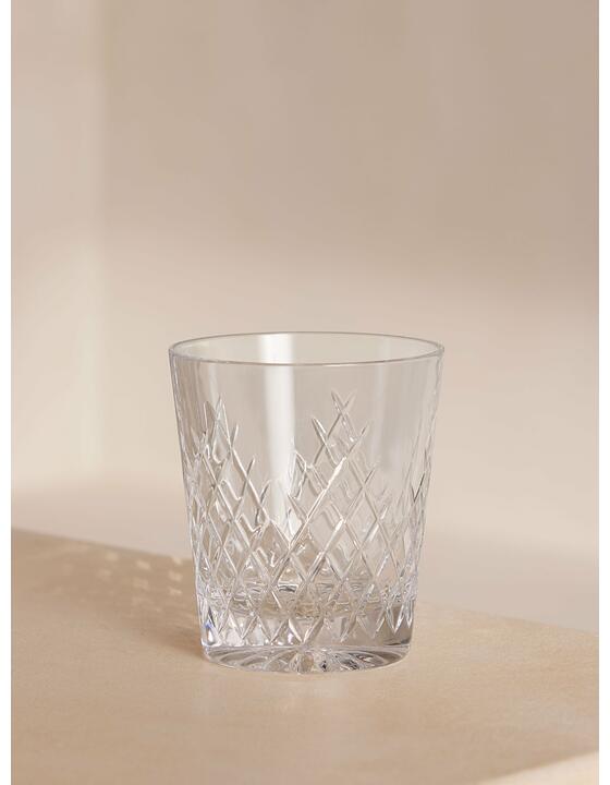 Barwell Cut Crystal Rocks Glass, Set of Four - Soho Home