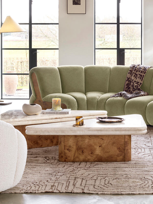 Gia Coffee Table Set, Royal Diana Marble