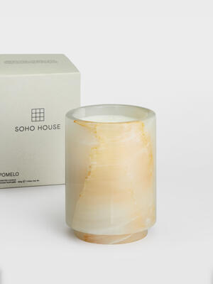 Verona Pomelo Candle, Jade Marble Large 330g - Soho Home