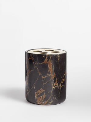 Thornton Black Marble Toothbrush Holder - Soho Home