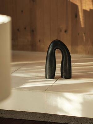 Anderson Marble Décor Arch, Black - Soho Home