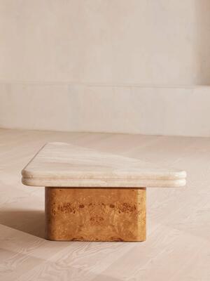 Gia Coffee Table Set, Royal Diana Marble - Soho Home