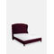 Rivas Bed, Double, Velvet Burgundy - Soho Home