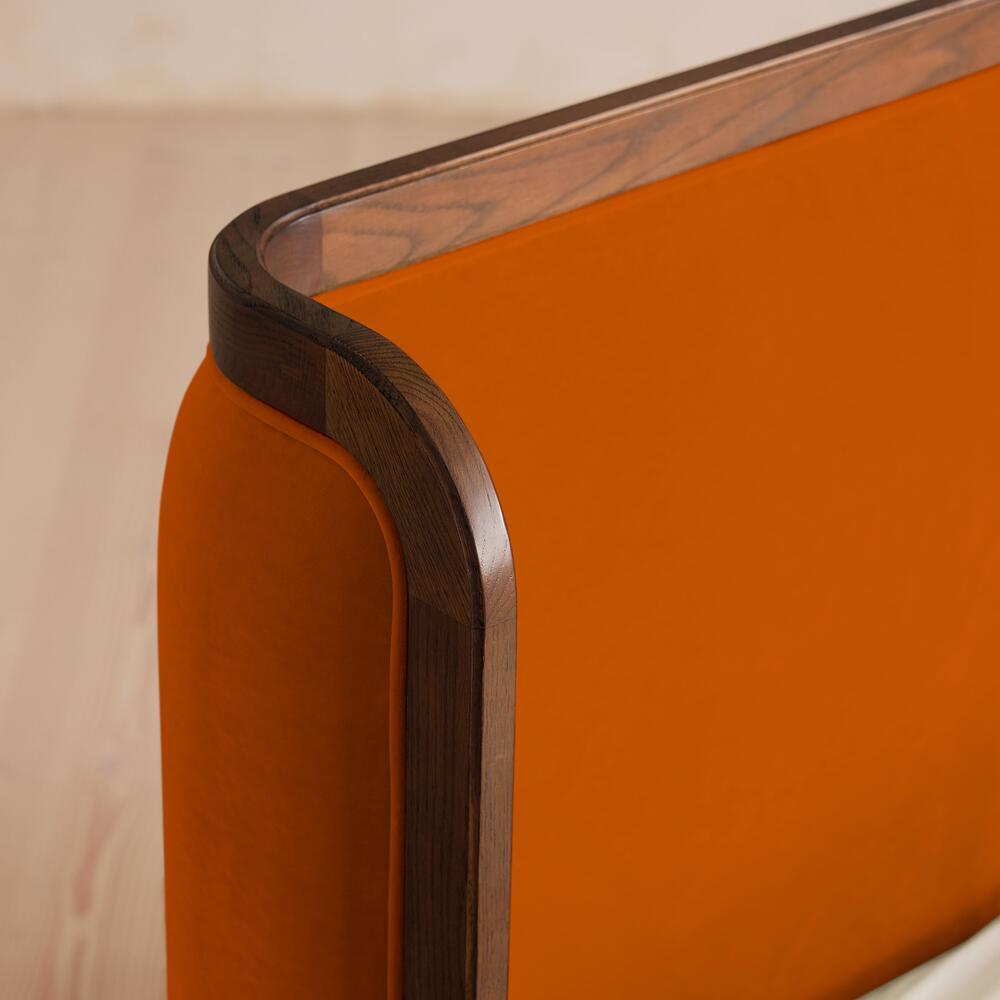 Belsa Bed, California King, Tangerine, US - Soho Home