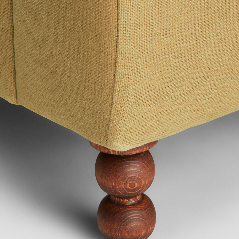 Audrey Loveseat, Linen Antelope - Soho Home