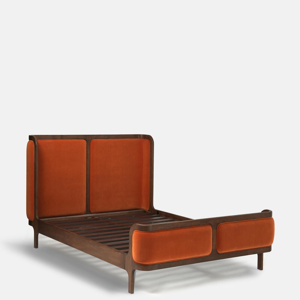 Belsa Bed, California King, Tangerine, US - Soho Home