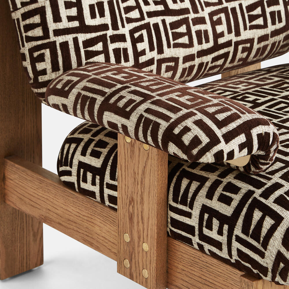 Horton Armchair, Pierre Frey Tsomba, Ecru - Soho Home