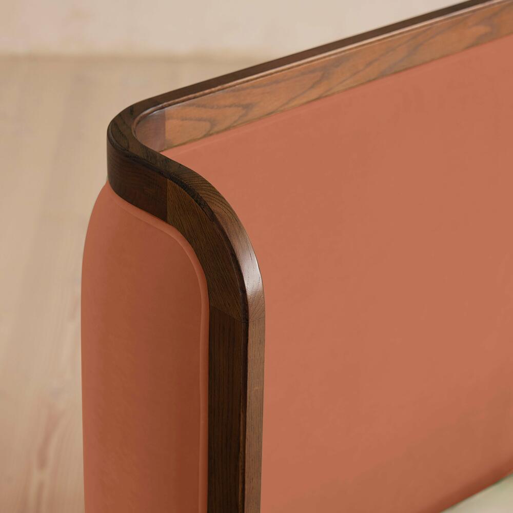 Belsa Bed, California King, Velvet, Antique Rose, US - Soho Home